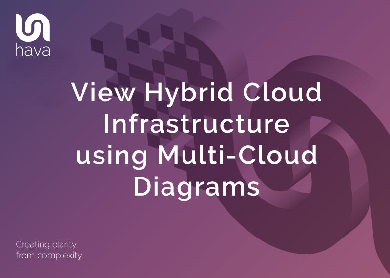 View Hybrid Cloud Infrastructure using Multi-Cloud Diagrams